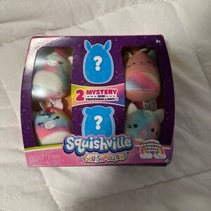 Squishmallows | Toys | Nwt Squishville Rainbow Dream Squad | Poshmark